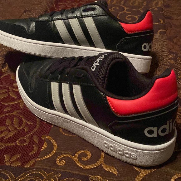 adidas | Shoes | Adidas Leather And Suede Court Rules Low Lace Up ...